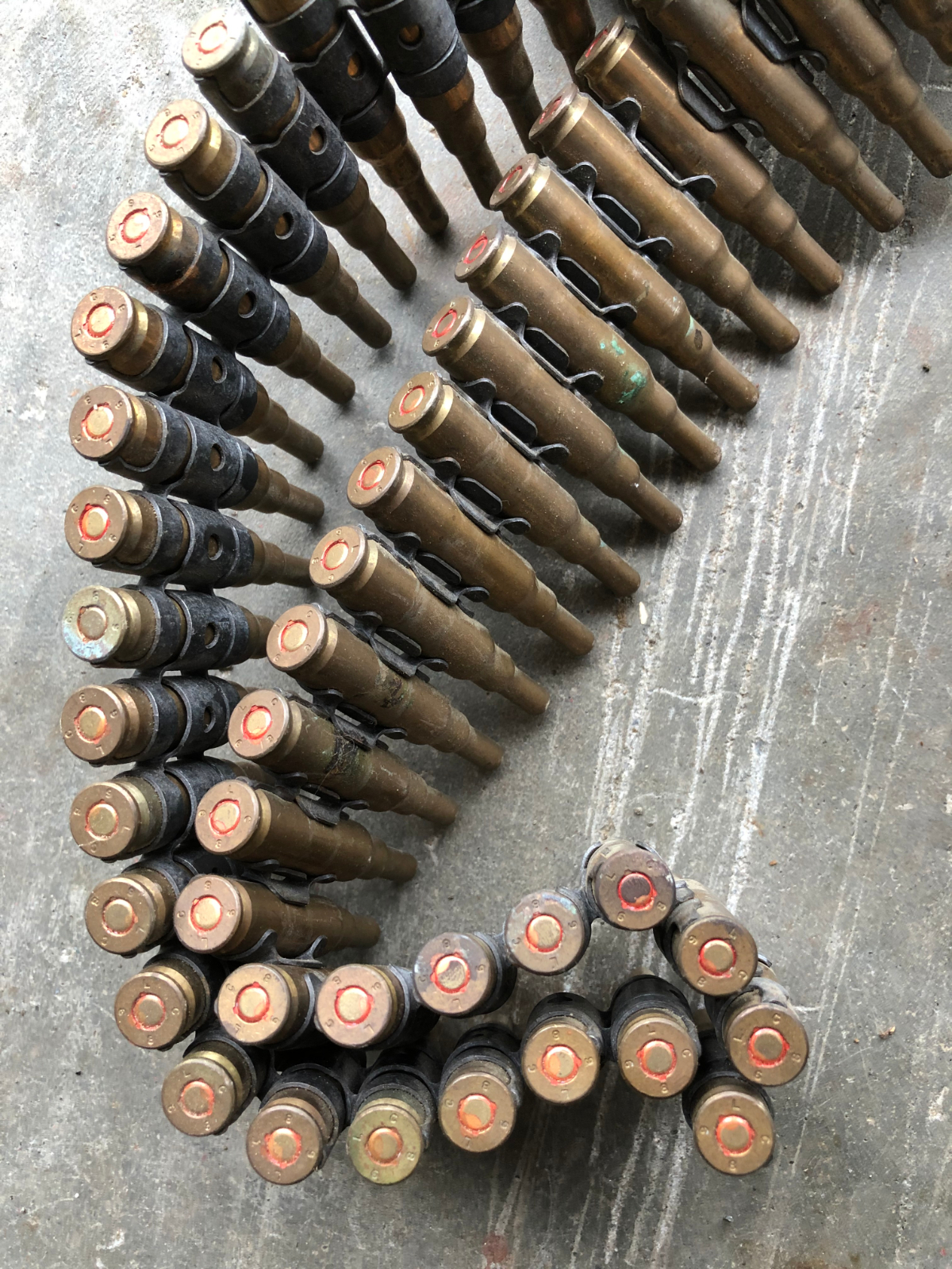 Lake City M60 Machine Gun Belt Of 80 7.62 Nato Blanks 7.62 Nato For ...