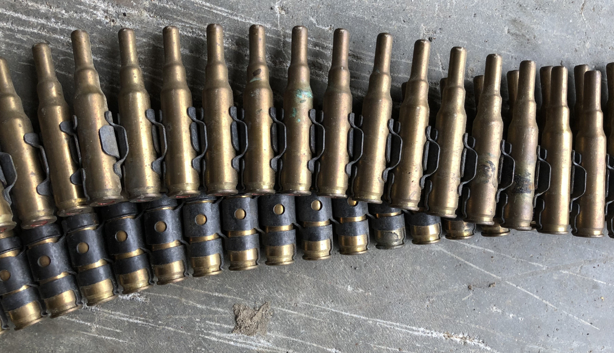 Lake City M60 Machine Gun Belt Of 80 7.62 Nato Blanks 7.62 Nato For ...