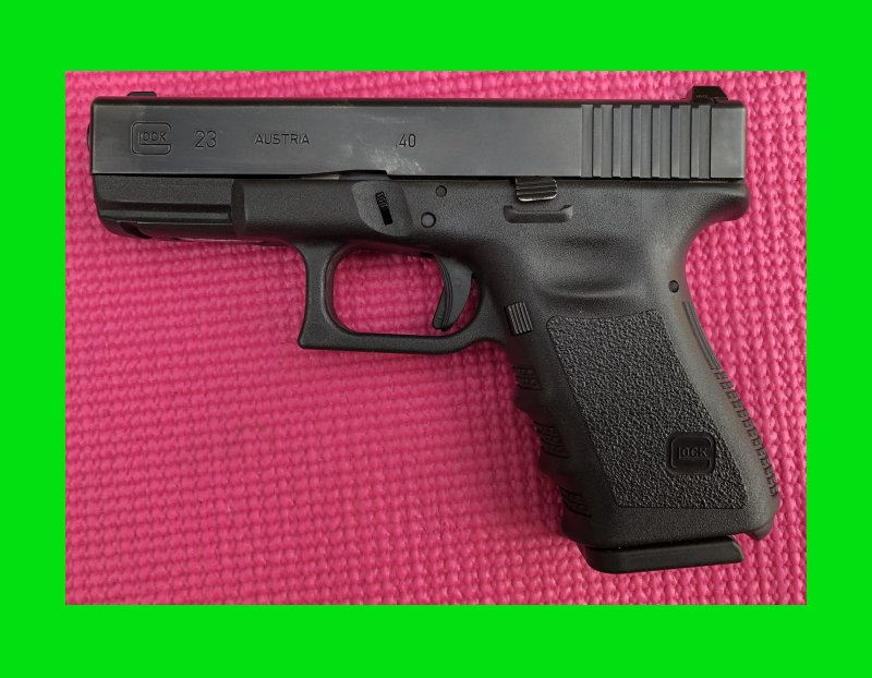Glock Austrian model 23 G23 in 40 S&W 4" barrel, 13+1 w/retention ...