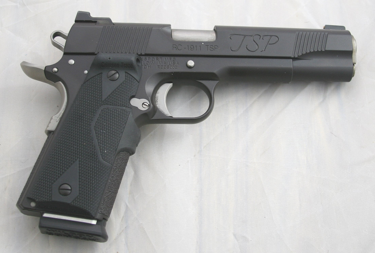 custom RC-1911 Jeff Cooper Legacy TSP 5" barrel Crimson Trace laser .45 ...