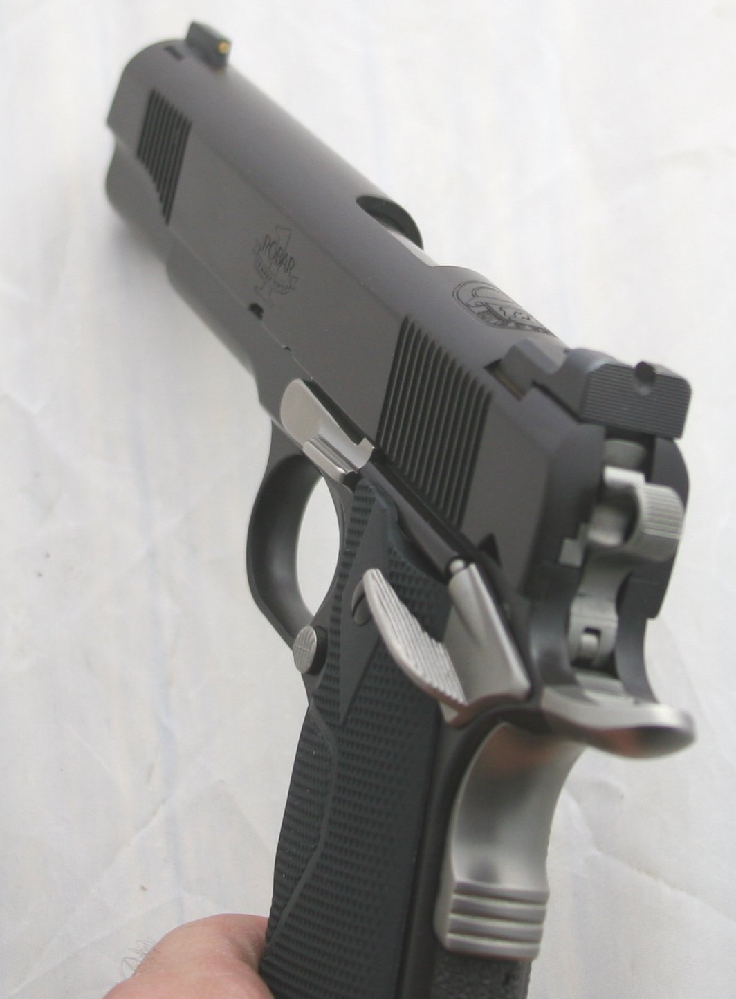 custom RC-1911 Jeff Cooper Legacy TSP 5" barrel Crimson Trace laser .45 ...