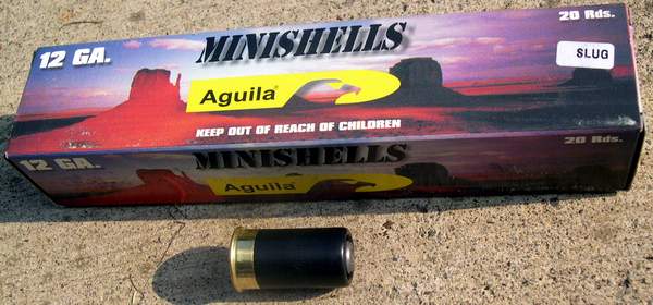 BX 20 12 GAUGE MINI-SHELLS SLUG ROUNDS