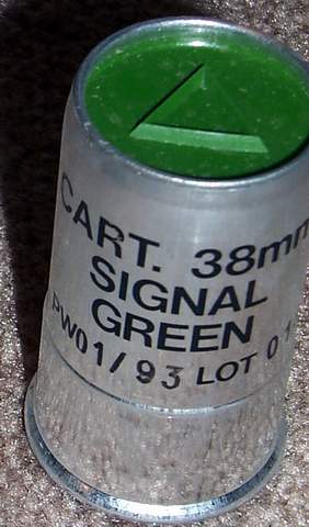 Military 37/38mm Green Signal Cartridge For Sale at GunAuction.com ...