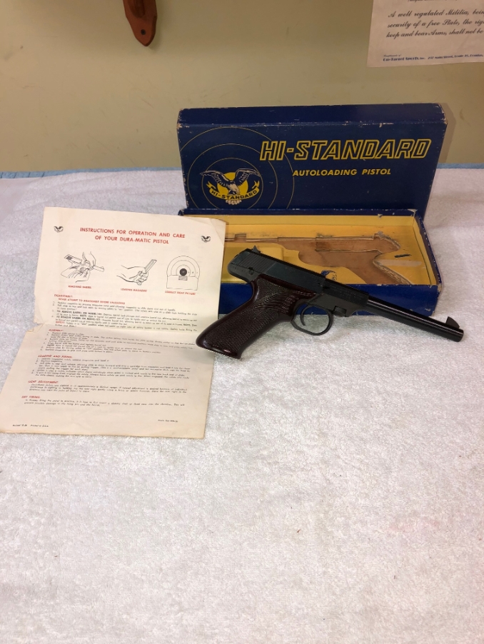 High Standard-Hi Standard 101 Series Dura-Matic, Blue, Unfired With ...