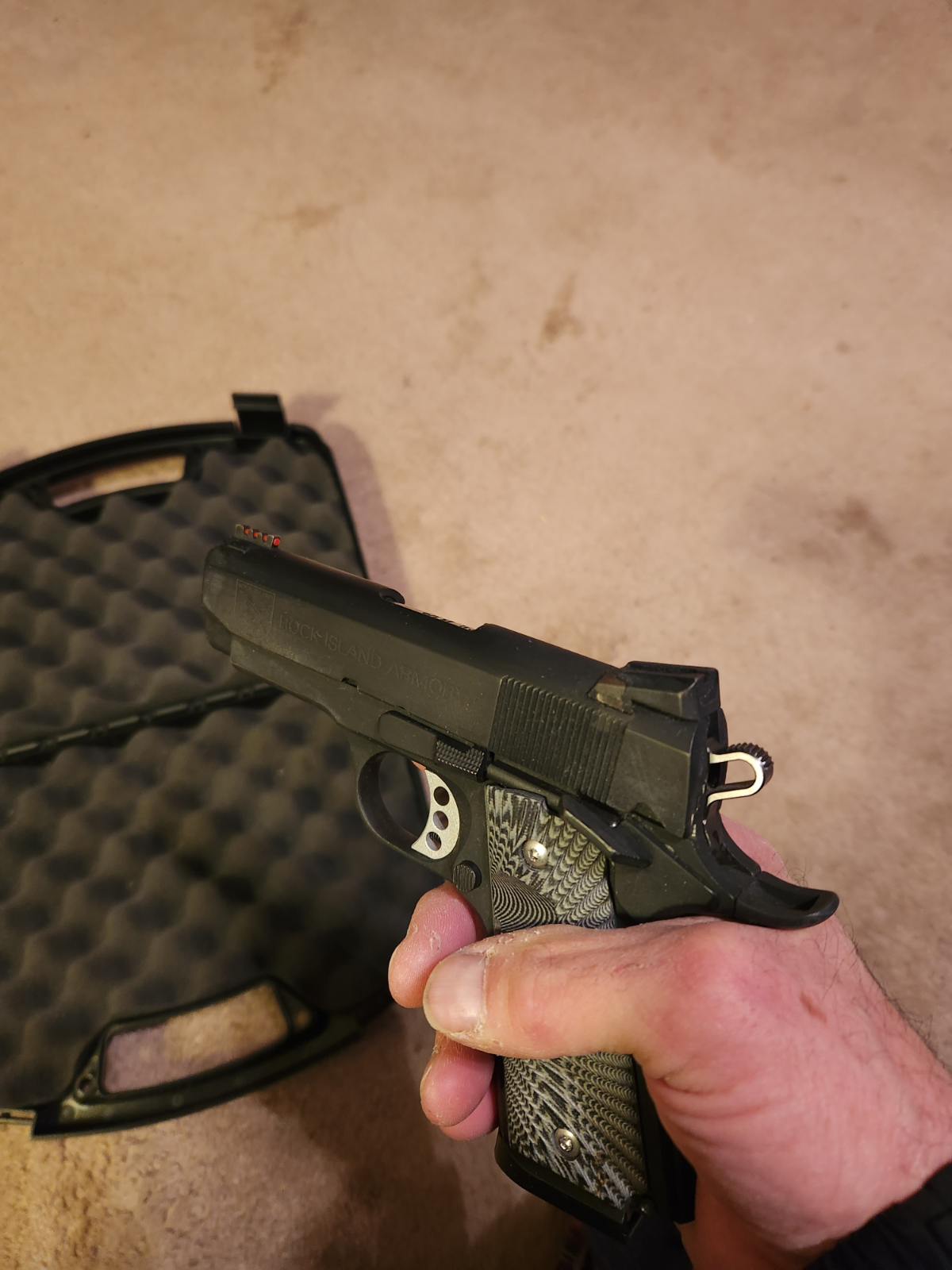 Rock Island Armory (RIA) Officers CS- Tactical .45 ACP 17274312 ...