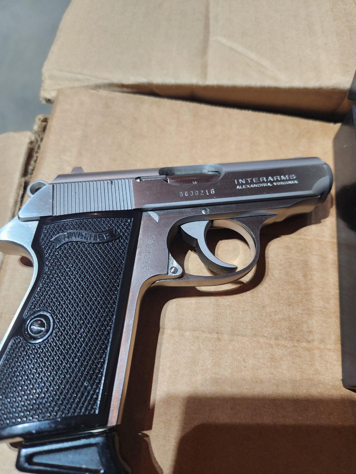 Walther Ppk/S - Interarms Ss .380 - No Reserve .380 Acp For Sale at GunAuction.com - 17309965