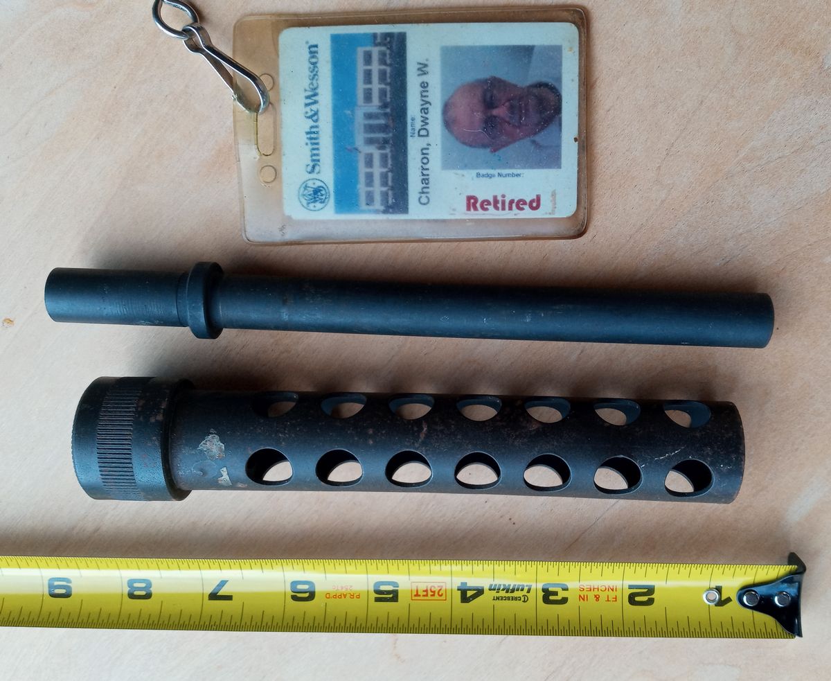 Smith & Wesson Original Model 76 Smg Barrel With Shroud From Estate Of ...