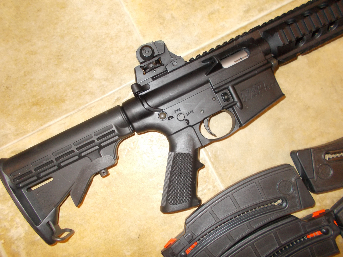 Smith & Wesson M&P 15-22 Sport M16 M4 .22lr Clone Match Trigger + Five ...
