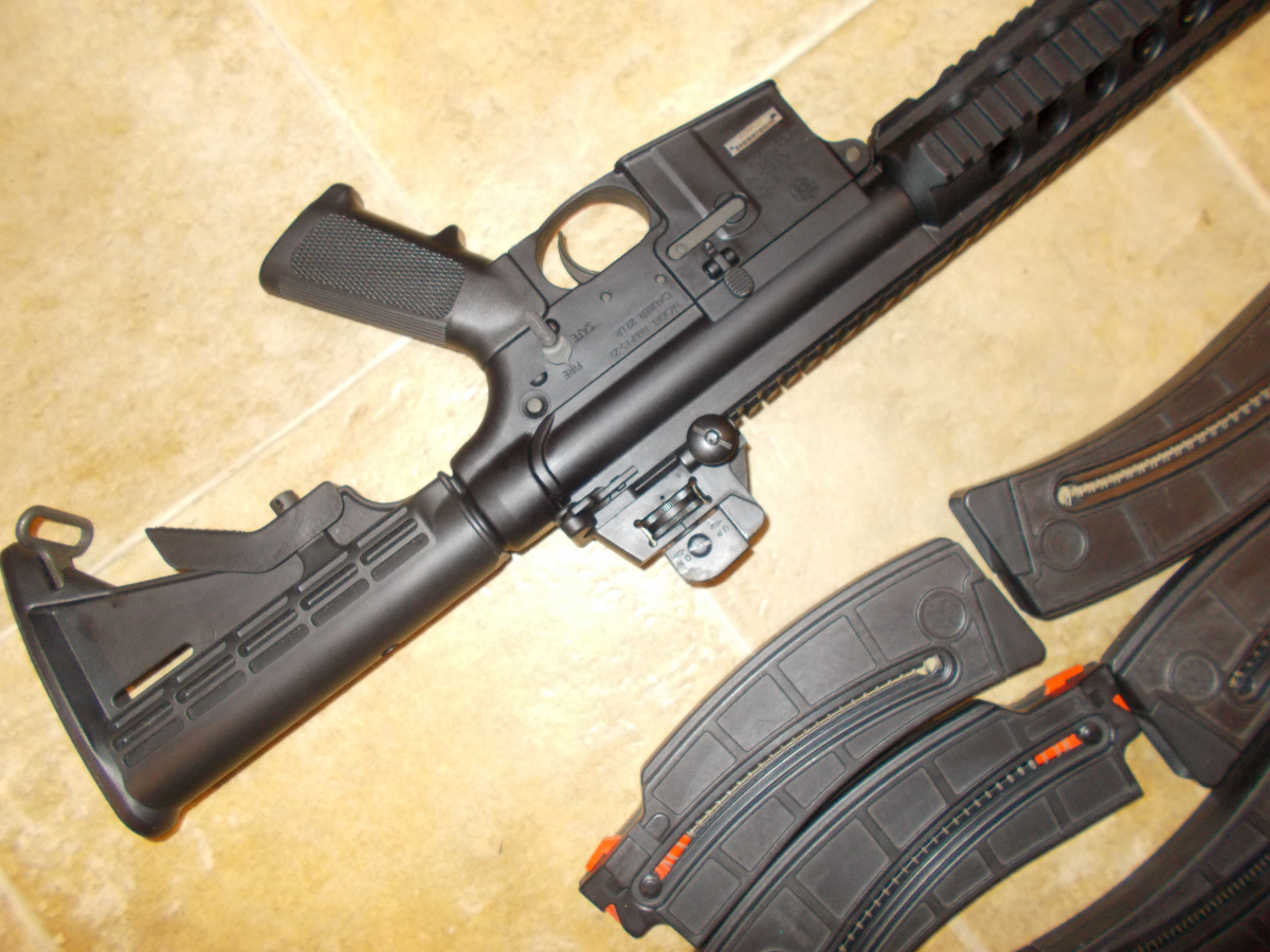 Smith & Wesson M&P 15-22 Sport M16 M4 .22lr Clone Match Trigger + Five ...