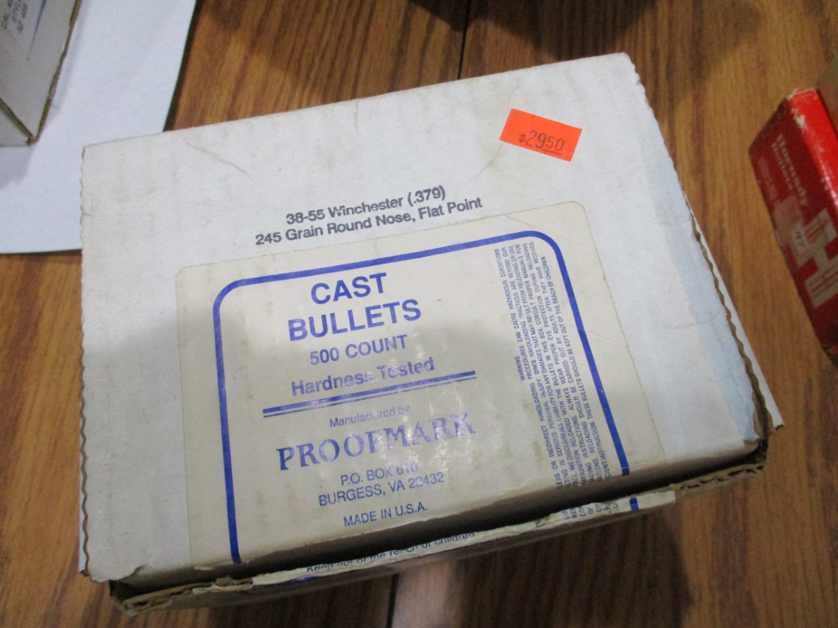 500 COUNT .375 (.379) CAST LEAD BULLETS .38-55 .375 Winchester .375 H&H ...