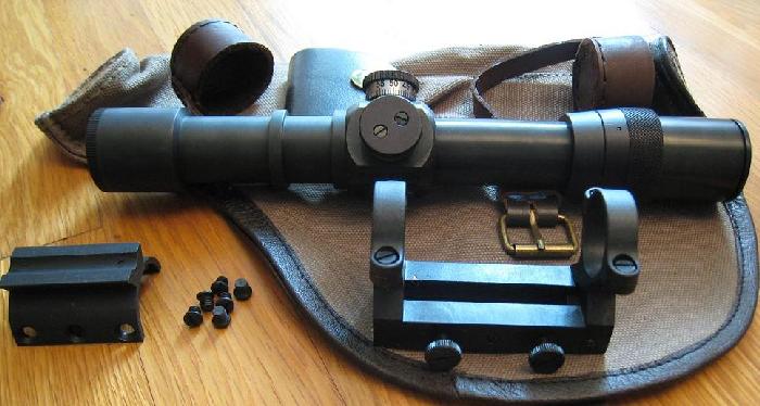 Soviet Russian Mosin 91/30 PE sniper scope & mount