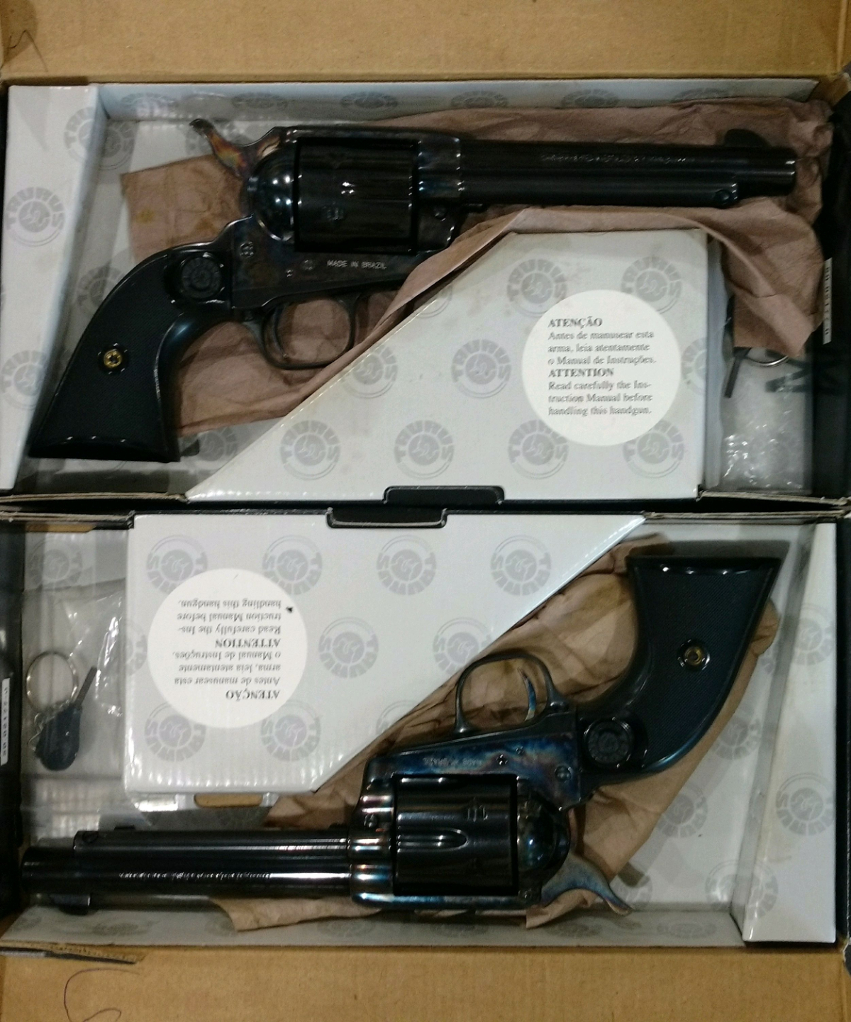 Taurus Pair / M38 Sa Single Action / 2-357051chsa .357 Revolvers .357 ...