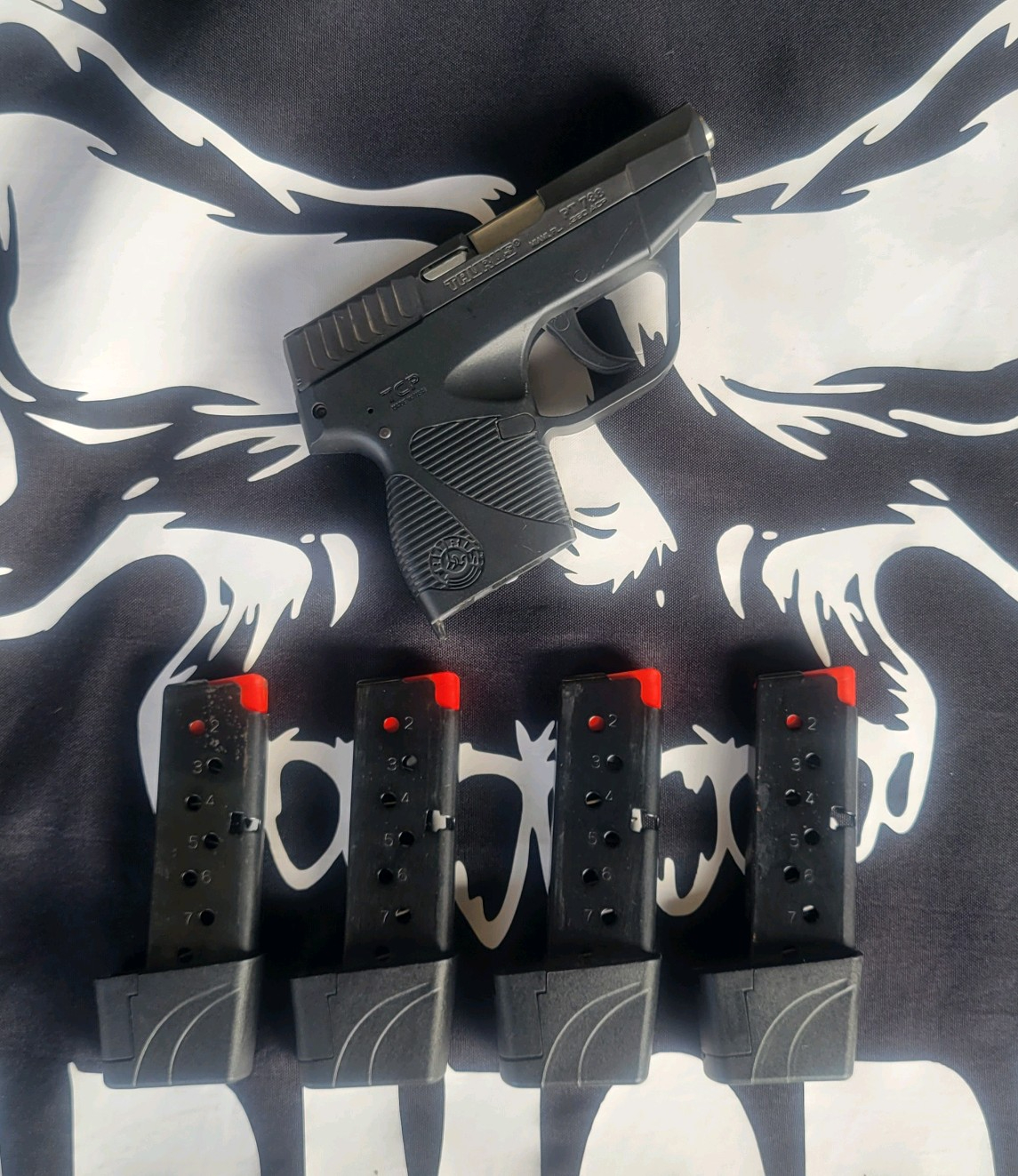 Taurus 738 Tcp With Extended Magazines .380 Acp For Sale at GunAuction ...