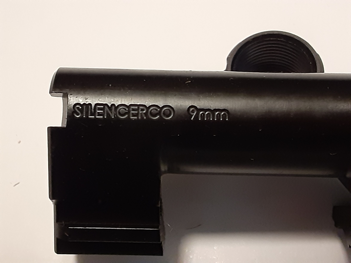 SilencerCo Beretta 92FS / M9 Threaded Barrel - 9mm - 1/2 X 28 thread ...