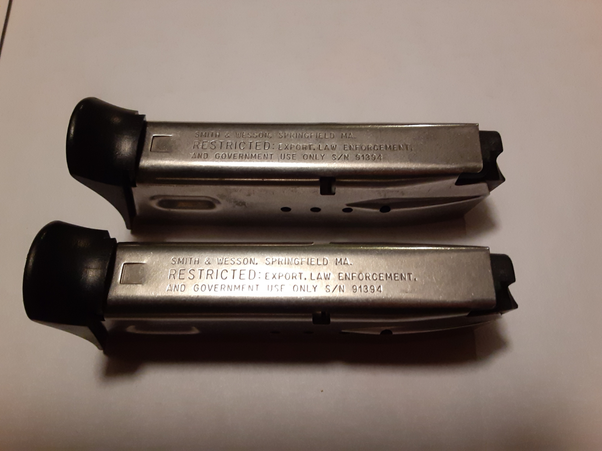 Smith & Wesson 2 S&W 6904/6906 12 rd stainless magazines 9mm Luger ...