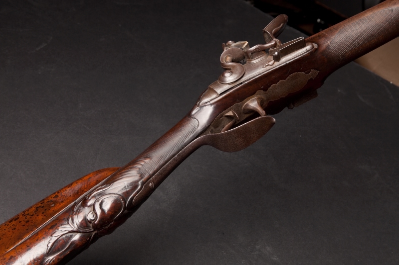 Flintlock Shotgun - Antique Antique Flintlock Shotgun Double Barrel 24 ...