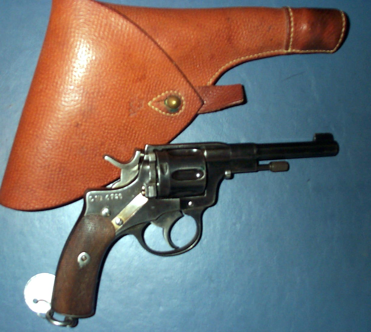 Swedish 1887 Military Revolver 7.5 Mm Caliber Husqvarna Pistol And ...