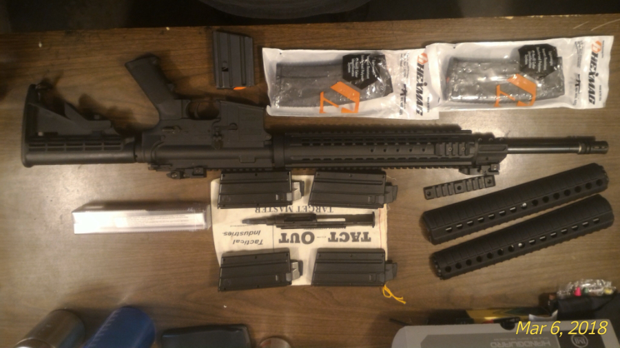 Dpms Panther Arms Ar-15 With .22lr Conversion Included 5.56mm Nato For ...