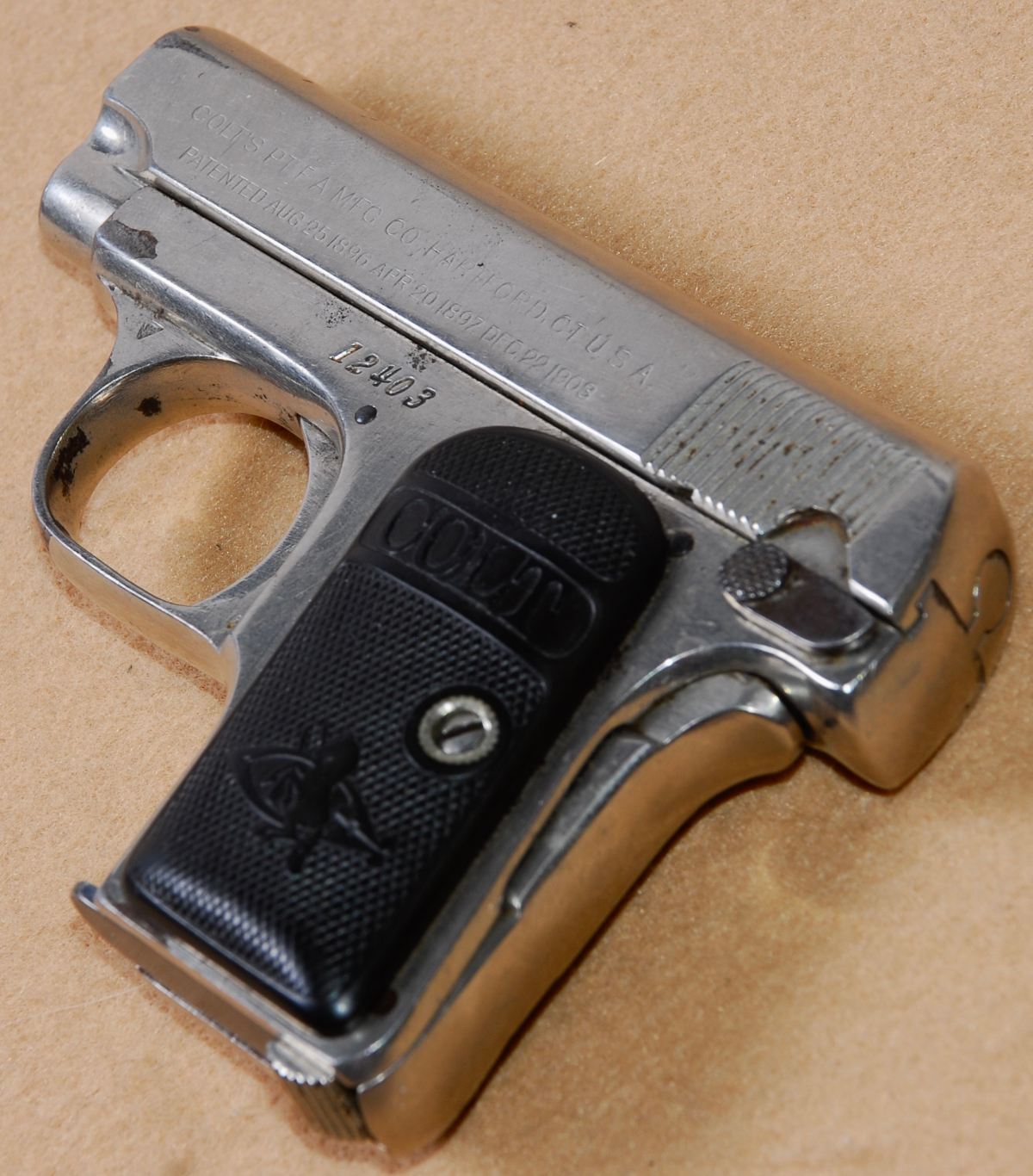 Colt 1908 Vest Pocket .25 Acp For Sale at GunAuction.com - 16467028