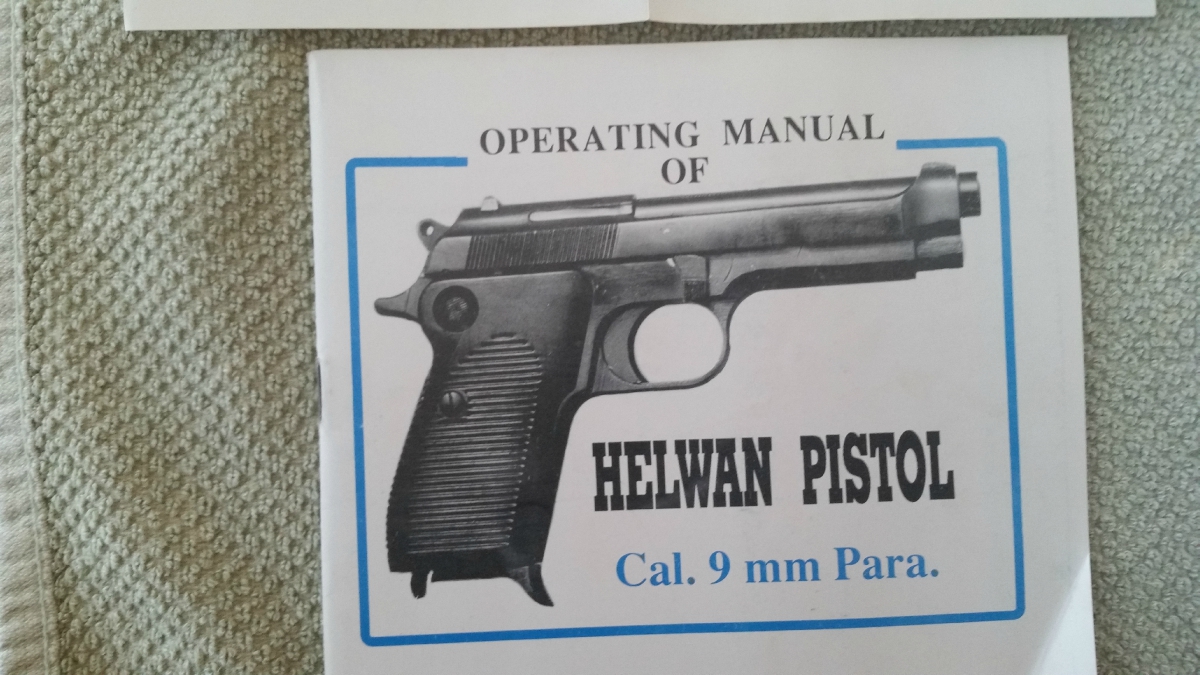 Helwan 9mm Pistol - Made In Egypt By Maadi - Beretta 951 Copy - Nib W ...