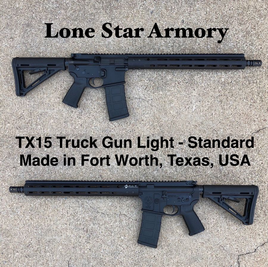 Lone Star Armory Tx15 Truck Gun Light Standard Ar15 Texas 5.56mm Nato ...
