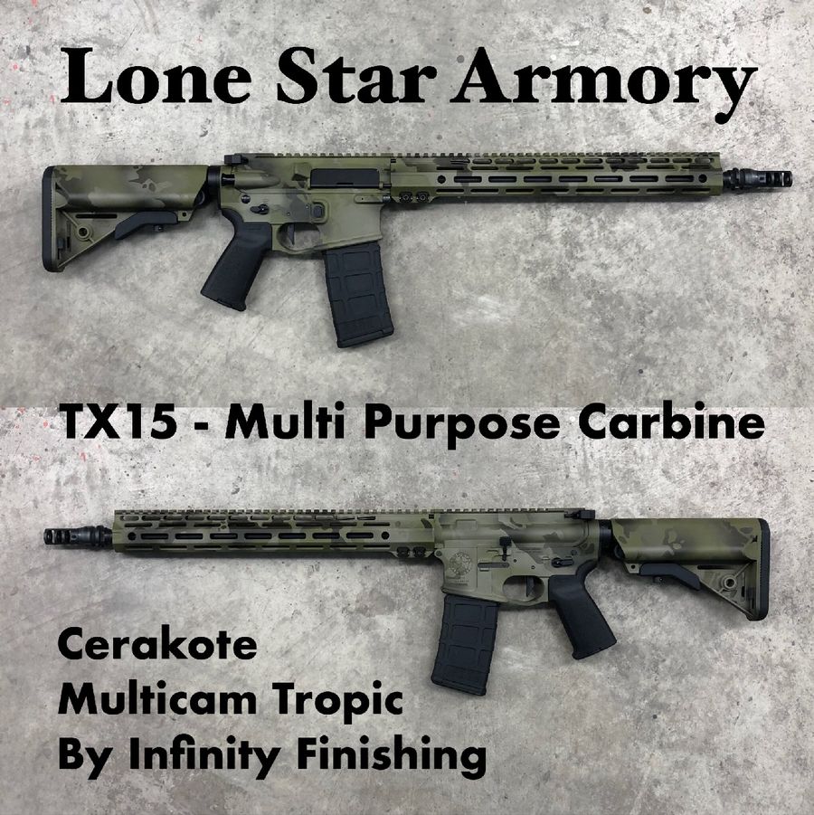 Pictures: Lone Star Armory TX15 Multicam Tropic Demo AR15 Multi Purpose ...