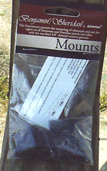 Scope Mount- Benjamin/Sheridan Air-Bb Guns For Sale at GunAuction.com ...