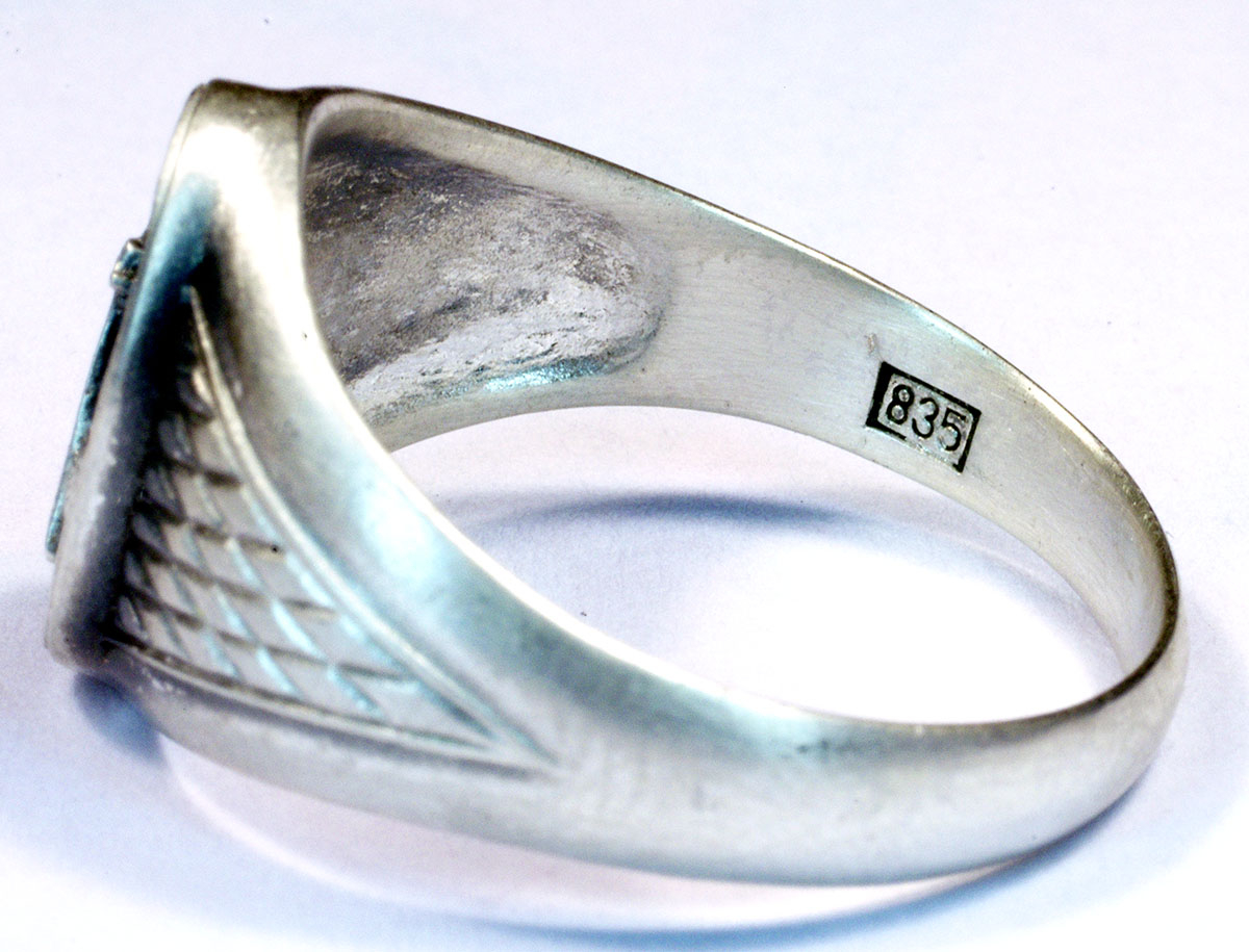 Criminal Police Silver Ring For Sale at GunAuction.com - 14887716