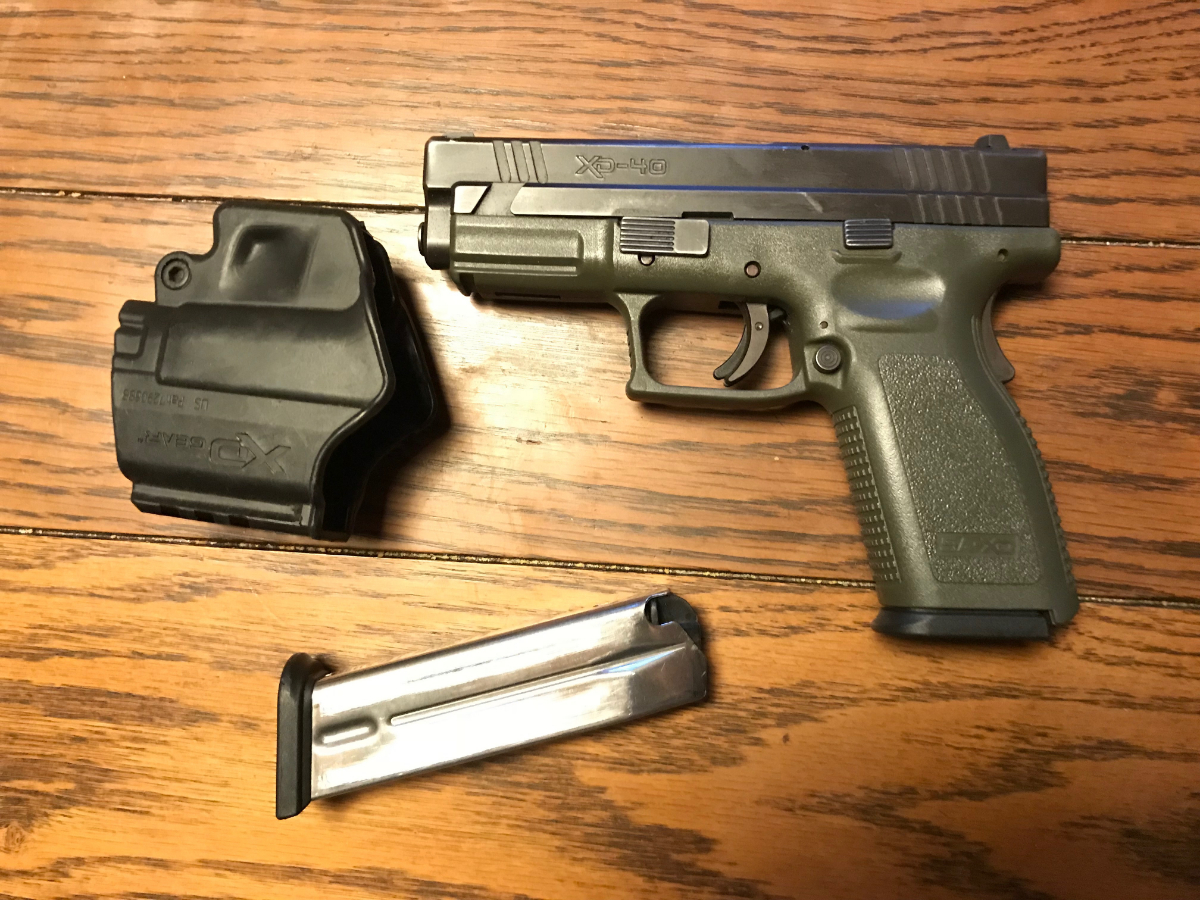 Springfield Armory Xd40 Od Green With Night Sights .40 S&W For Sale at ...