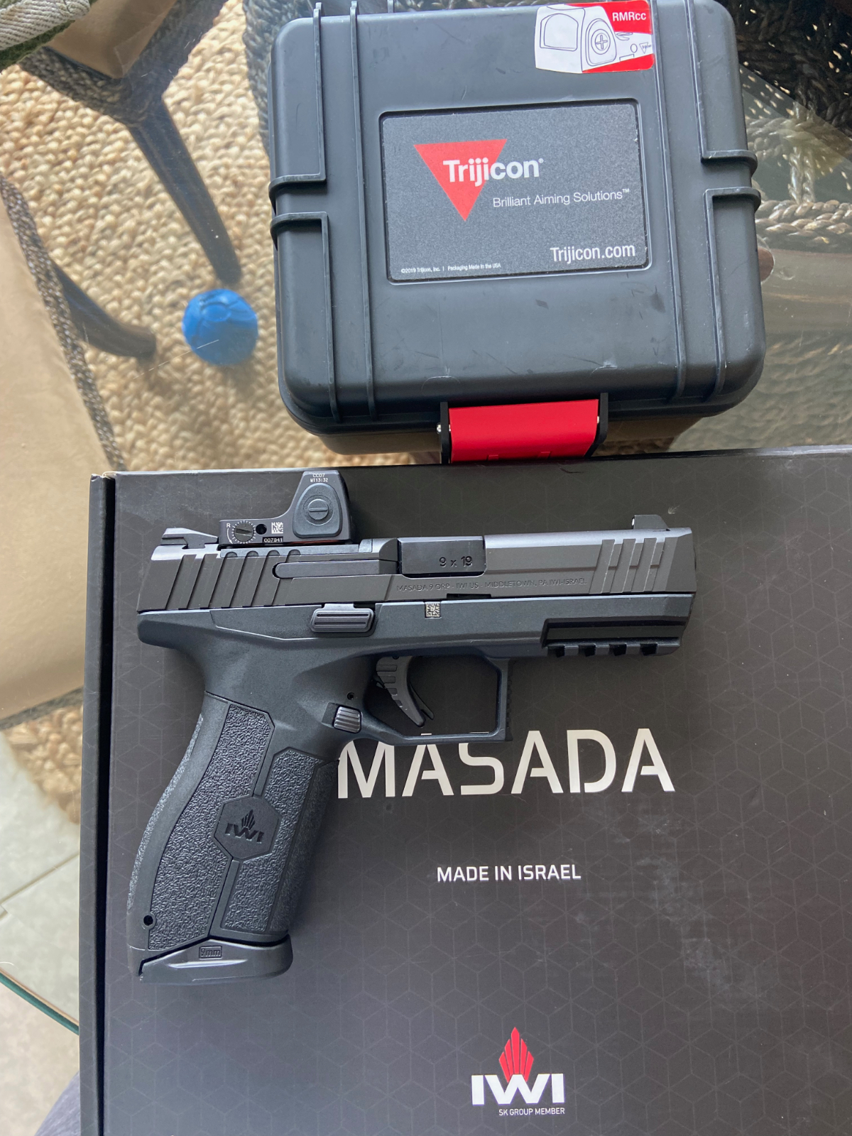 Iwi Masada 9mm + A Trijicon Rmrcc Great Package 9mm Luger For Sale at ...