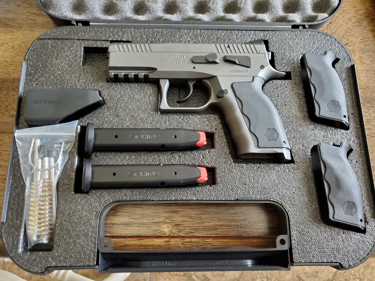 Swiss Made Sphinx Sdp Compact In Like New Condition 9mm Luger For Sale ...