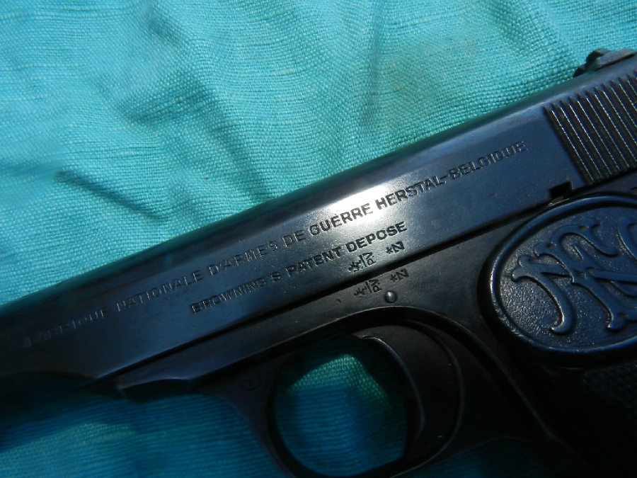 Fn Browning Dutch Contract Fn Model 1922 .32 Auto (7.65 Browning) For ...