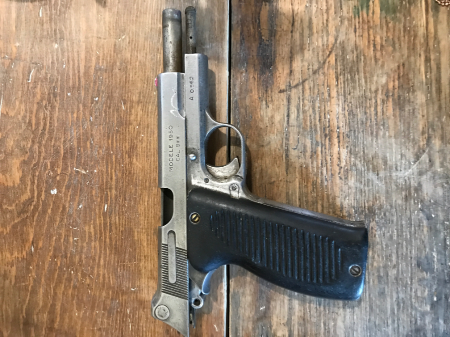 French Mas Mas Mle Mac 1950 Semi Auto Pistol #A0562 9mm Luger For Sale ...