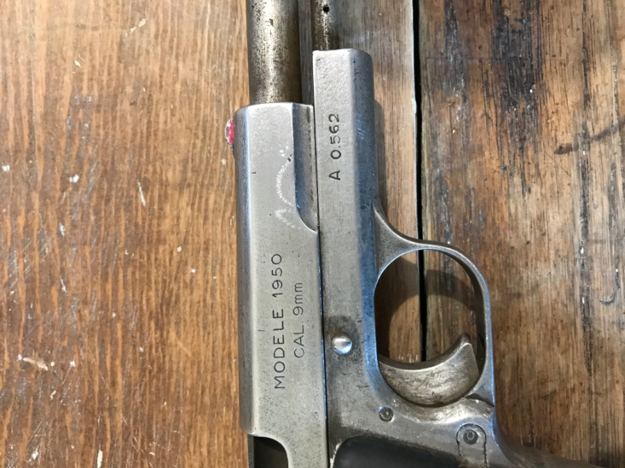 French Mas Mas Mle Mac 1950 Semi Auto Pistol #A0562 9mm Luger For Sale ...