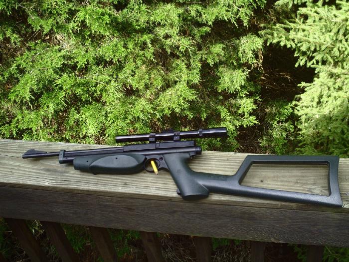 Crosman 1389 Backpacker With Scope. For Sale at GunAuction.com - 9865236