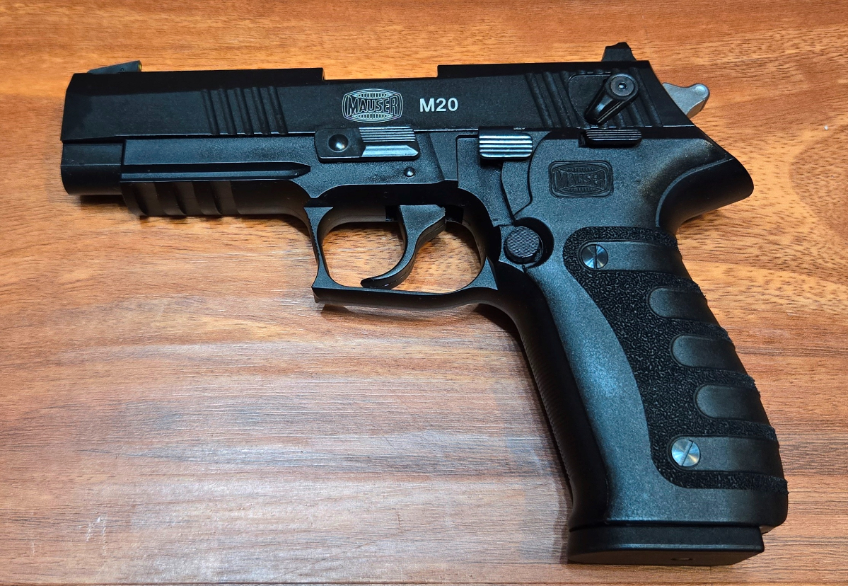 Blue Line Global Mauser M20, .22LR Pistol, 4" Barrel, 10+1 Capacity & 6 ...