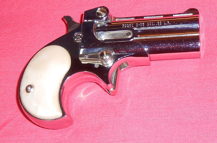 Davis Industries Davis Model D-22 Derringer .22 Lr W/Pager Holster .22 ...