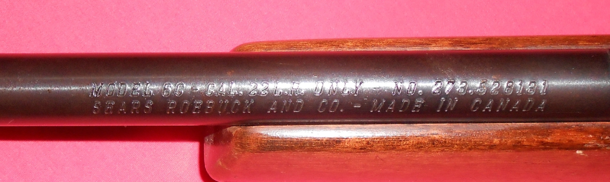 Sears, Roebuck & Co. Sears Model 6c Semi-Auto .22 Cal. Lr .22 Lr For ...