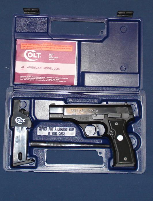 Colts Patents Arms Manufacturing Company Colt All American Model 2000 ...