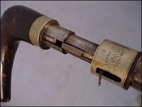 cane gun antique pre 1898 - 410 single shot cane gun looks french ...