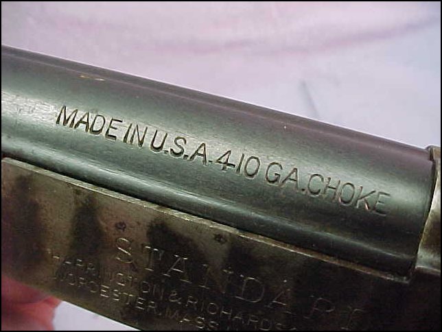 Harrington & Richardson, Inc. H&R 410 Single Barrel Shotgun From 1930'S ...