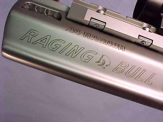 Taurus Raging Bull 44 Magnum Stainless W Scope & Rail For Sale at ...