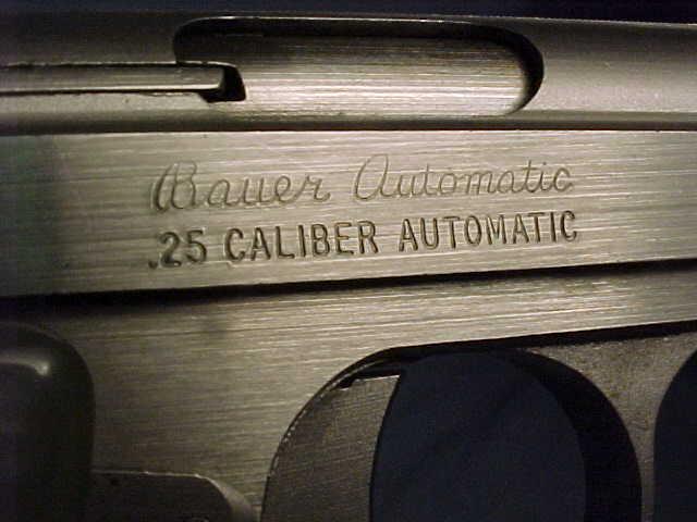 Bauer F. A. Corp. Baby Browning Copy Stainless Steel 25 Acp Set For ...