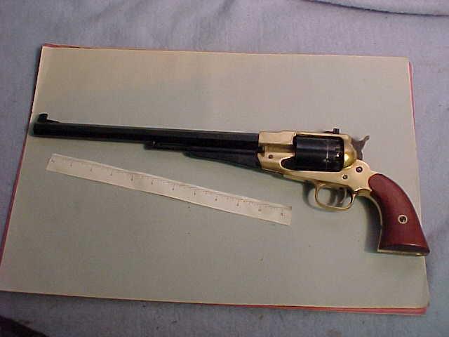 Remington Copy 1858 44 Long Barrel Target Revolver For Sale at ...