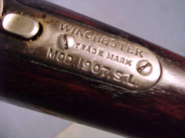 Winchester Ww1 Raf Used 1907 Self Loader In 351 Caliber Semi For Sale ...
