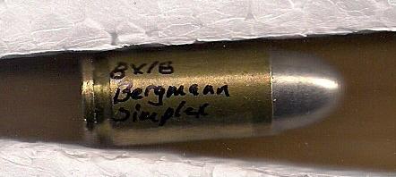 8 Mm Bergmann Simplex Dwm 488 German Cart. For Sale at GunAuction.com ...