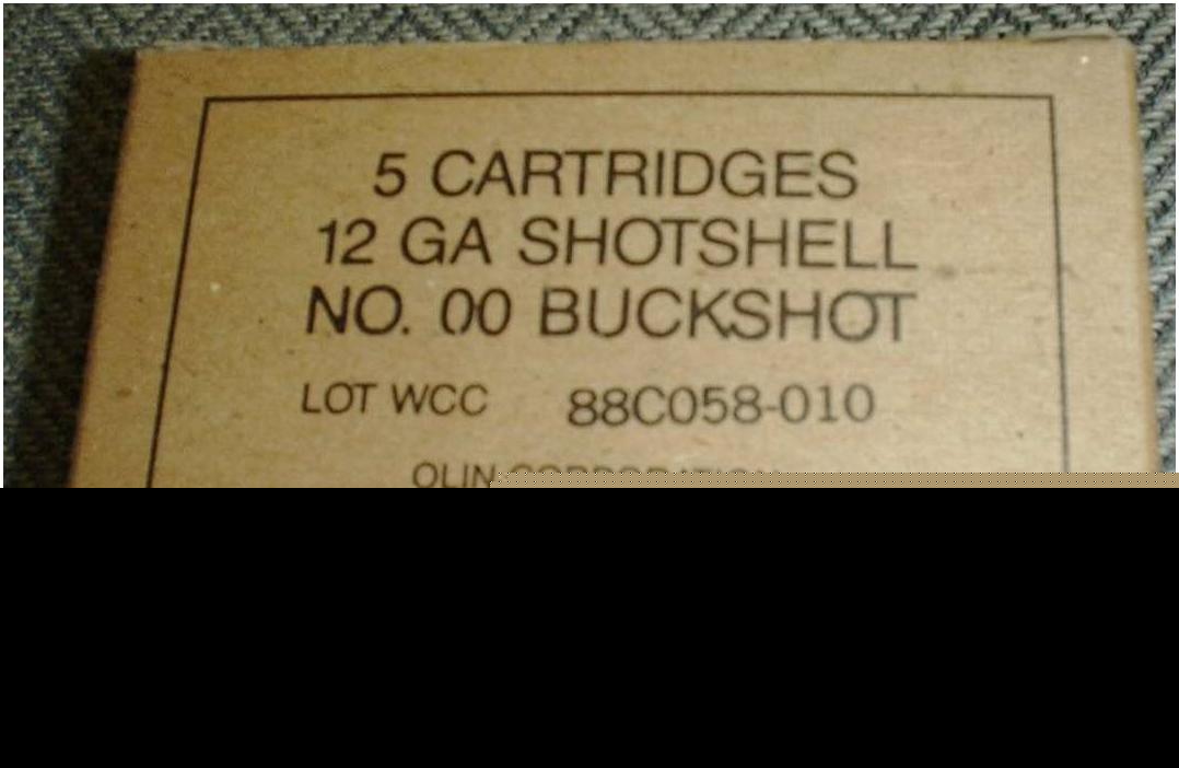 Us Army -- Wcc 12ga. 00 Buckshot For Sale at GunAuction.com - 5107090