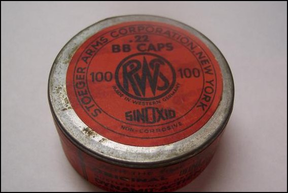 Stoeger - Rws .22 Bb Cap Ammo & Tin For Sale at GunAuction.com - 6916329