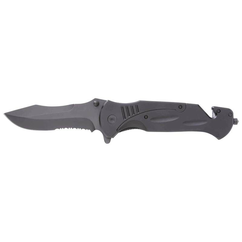 Maxam Sksa505 Large Assisted Opening Liner Lock Emt Knife With Belt ...