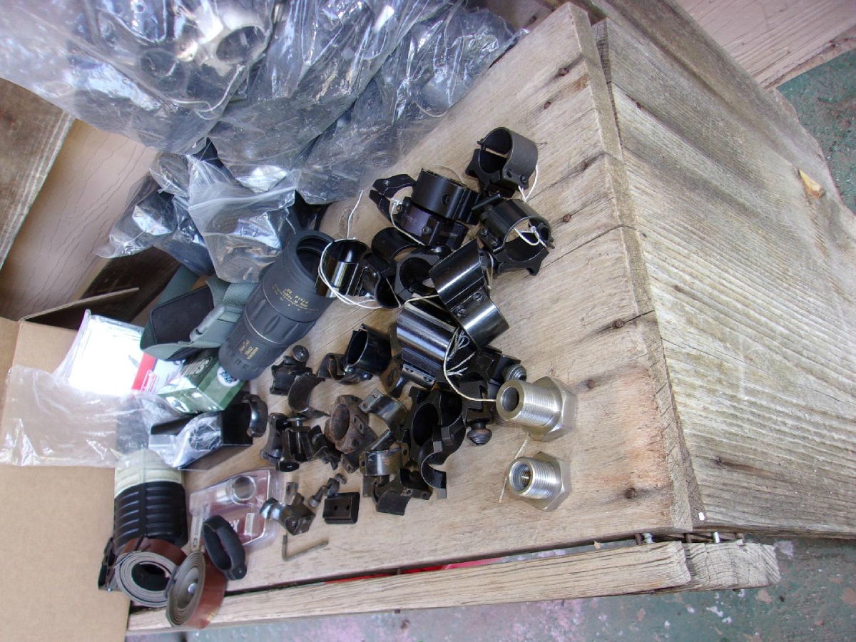 Gunsmith Lot, Parts And Accessories, Scope Rings, Slings, Oil Filter ...